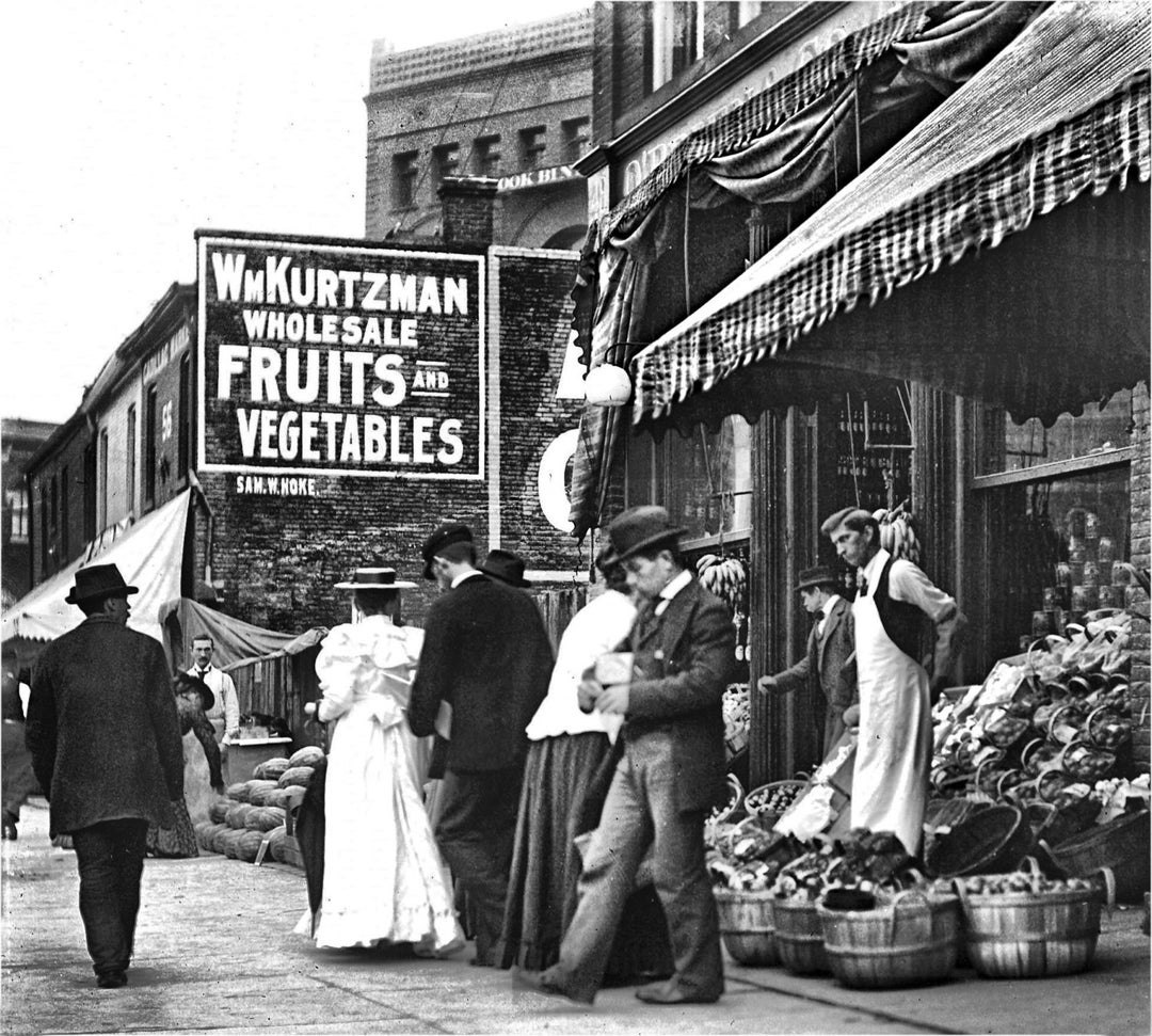 Detroit Central Market C1890 Original Archival Restoration - Etsy