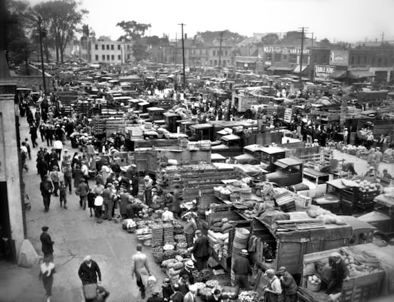 1930 Eastern Market Detroit | Etsy