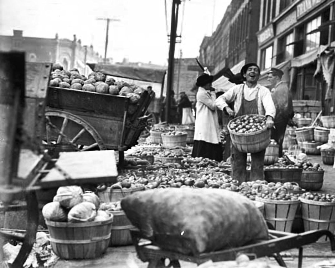 A Potato Vendor in Eastern Market Detroit - Etsy