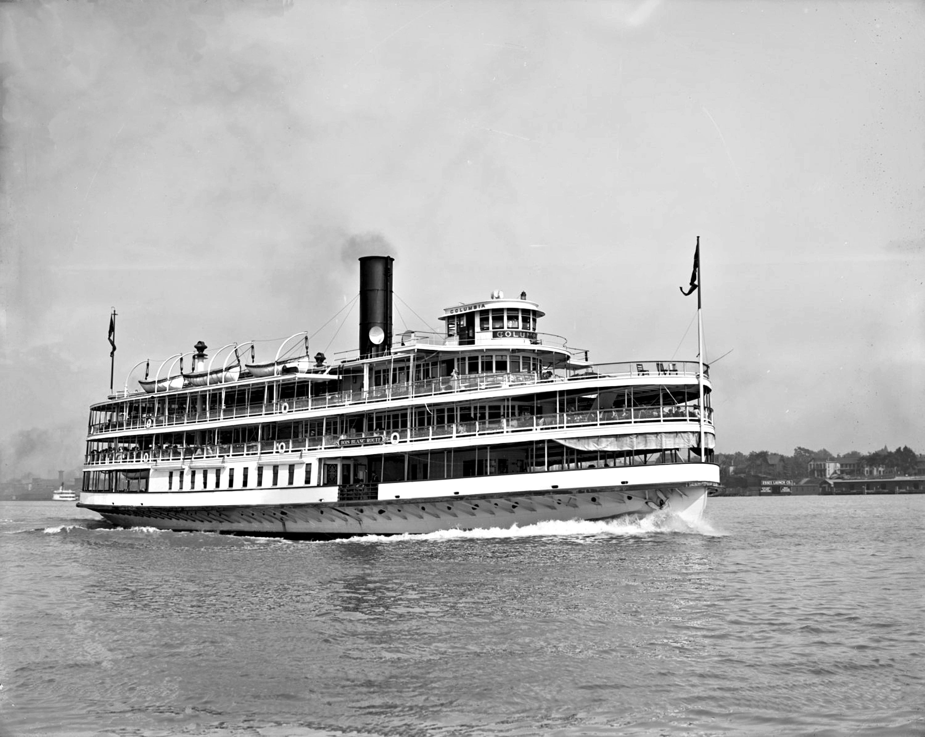 1908 - Steamer SS Columbia to Boblo Island - Etsy