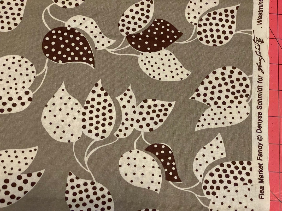 Flea Market Fancy Original Grey Leaf & Dot by Densye Schmidt for Free ...