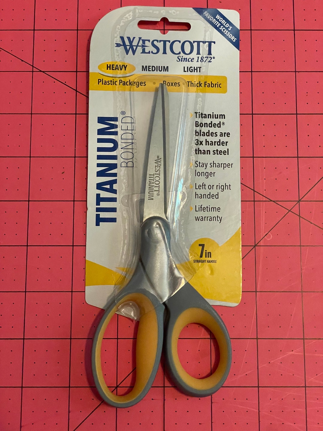Westcott Titanium Bonded 7 Straight Handle Scissors - Etsy