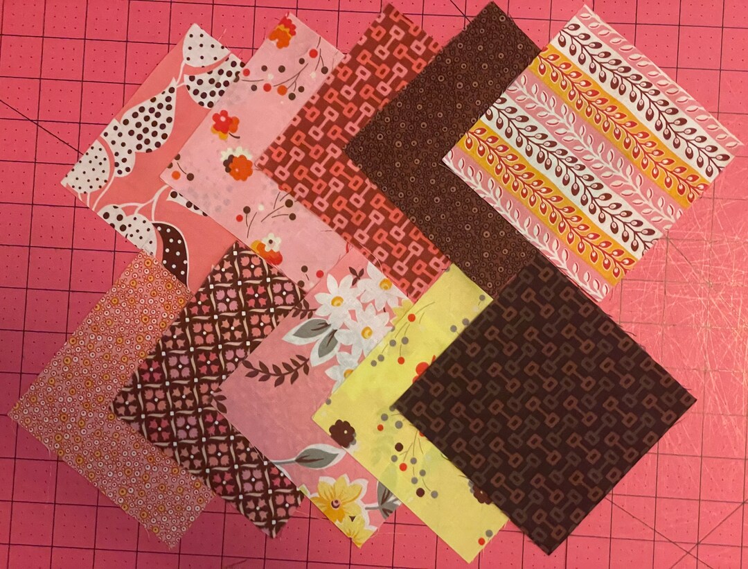 Flea Market Fancy Denyse Schmidt Free Spirit Fabrics 5 Squares for DIY ...