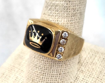 Crown Hallmark Ring - Etsy