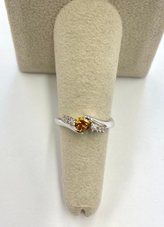 cognac diamond ring - Gem