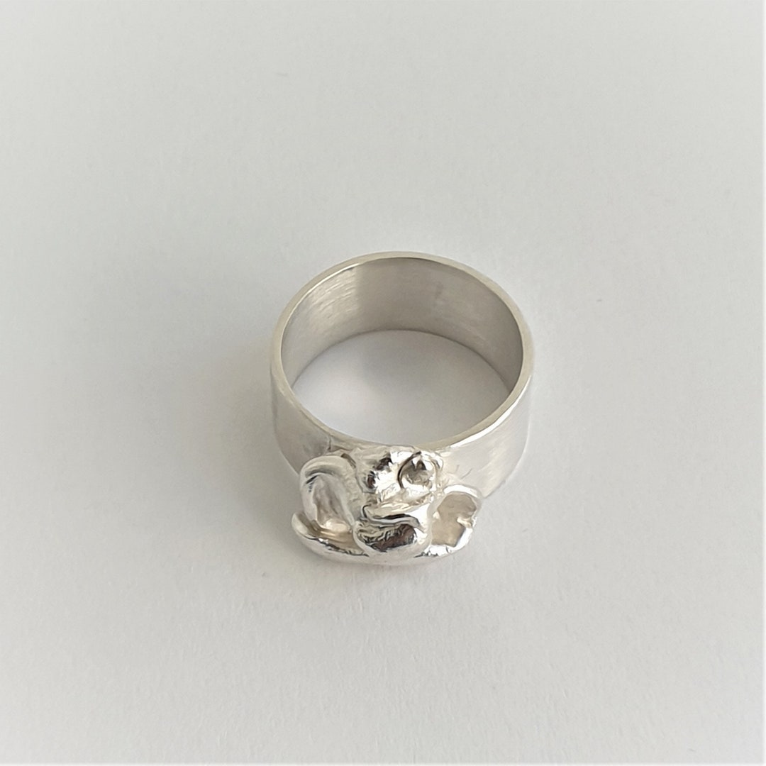 Pinky Ring,silver Fantasy Ring,made in a Local Studio in Amsterdam ...