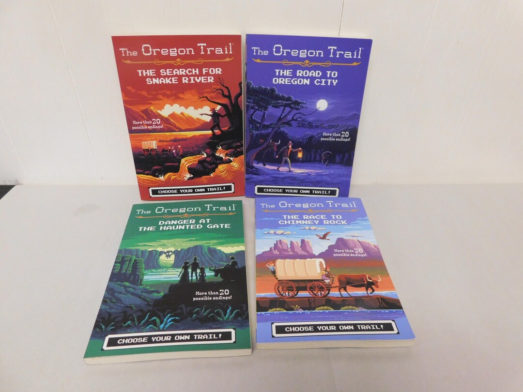 The Oregon Trail 4-book Set - Jesse Wiley Choose Your Own Ending ...