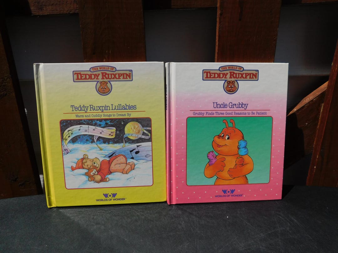 Vintage Worlds of Wonder the World of Teddy Ruxpin Lot of Two Hardcover ...