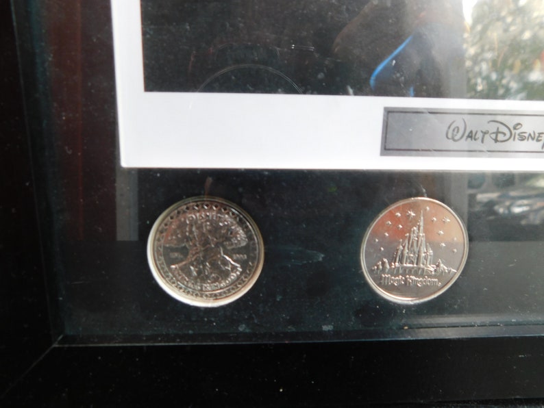 Walt Disney World Theme Park Icons Fab 5 Lithograph & 4 Coin - Etsy