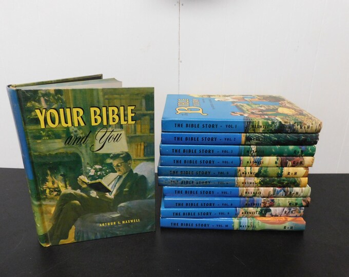 The Bible Story Complete 10 Volume Hardcover Book Set & Your Bible and ...