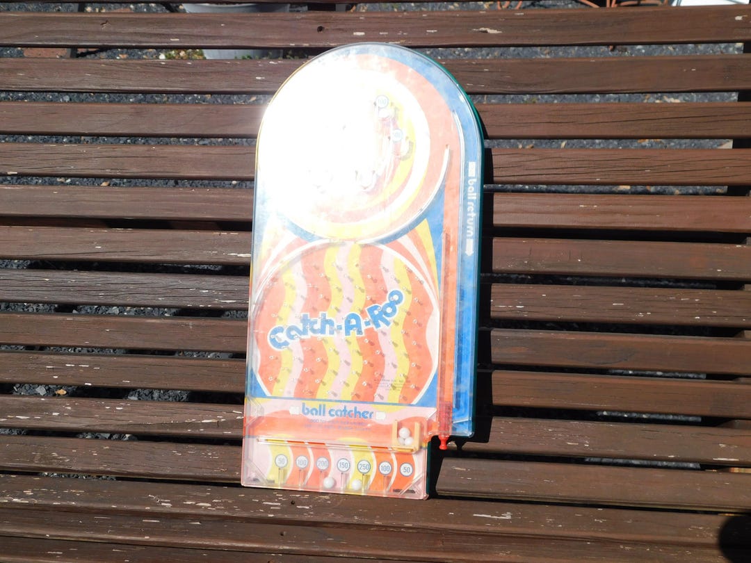 Catch A Roo Pinball Game Table Top Wolverine Toy WORKING #155 Vintage ...