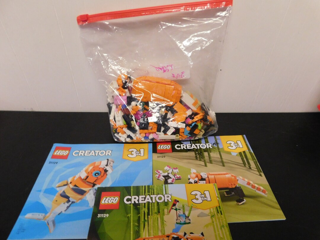 LEGO CREATOR: Majestic Tiger 31129 3 in 1 Animal Bengal Tiger Mascot - Etsy