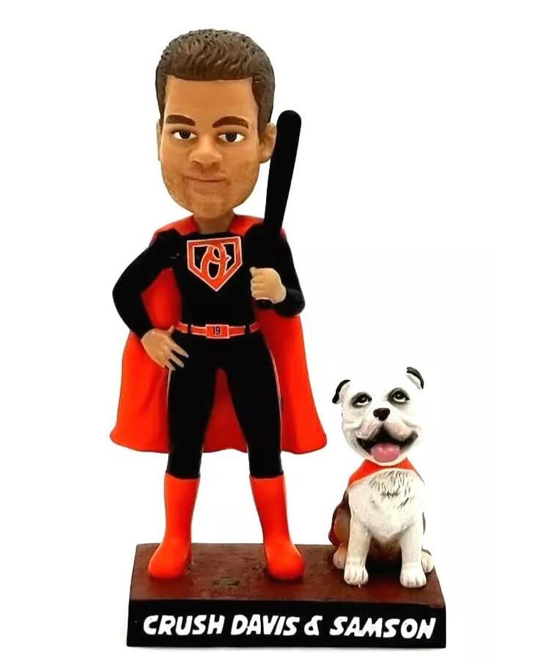 Chris "crush" Davis & Samson Bobblehead Baltimore Orioles SGA - Etsy