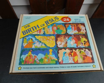 Jesus Birth Puzzle - Etsy