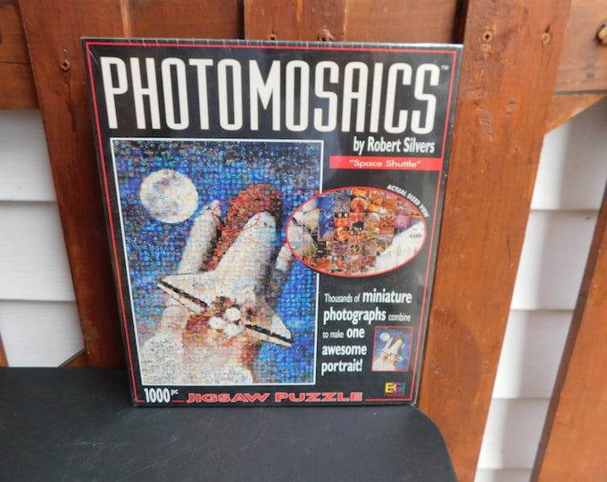 Jigsaw Puzzle Photomosaics SPACE SHUTTLE Robert Silvers 1000 Piece - Etsy