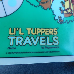 Vintage Tupperware Li'l Tuppers Travels Game With Figures Original Box ...