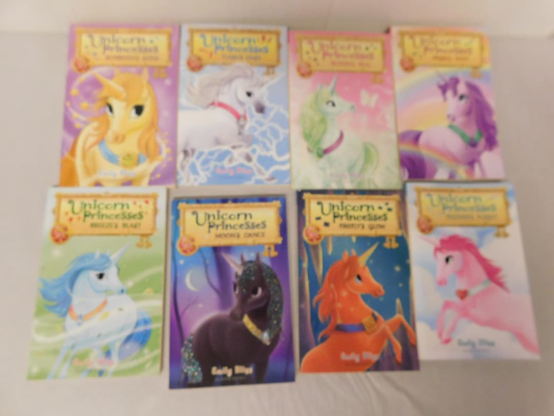 Unicorn Princesses Series, Emily Bliss 8 Book Set Books 1-8 Youth ...