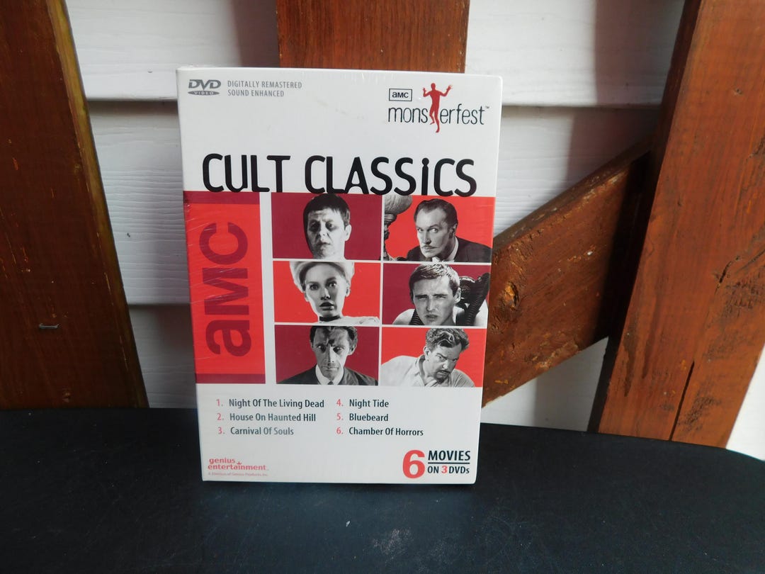 AMC Cult Classics Monster Fest 6 Movie DVD Set 3 Discs Classic Horror ...