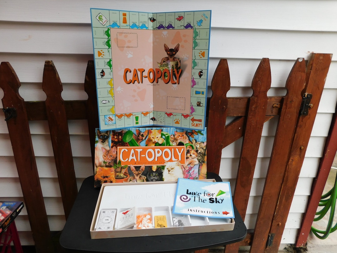 Cat-opoly Board Game by Late for the Sky Complete - Etsy