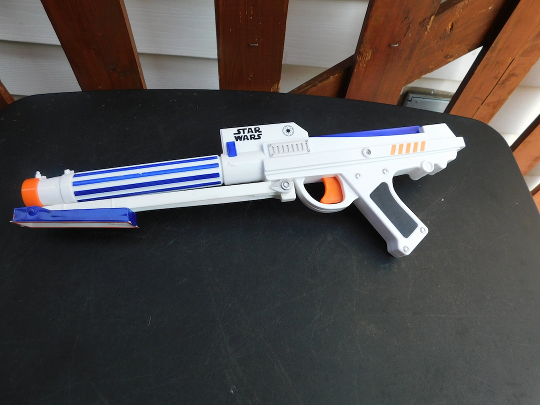 Nerf Star Wars Clone Wars Trooper Dart Gun Blaster Rifle Hasbro Works ...