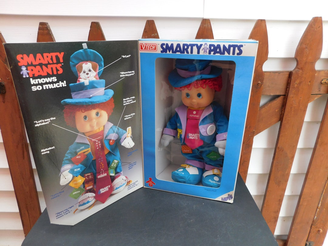 Vintage - 1990 - Vtech - Electronic, Interactive - Smarty Pants Doll ...
