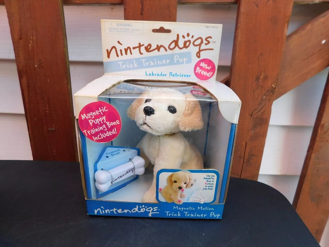 Vintage Nintendogs Nintendo Trick Trainer Pup Labrador Retriever Plush ...