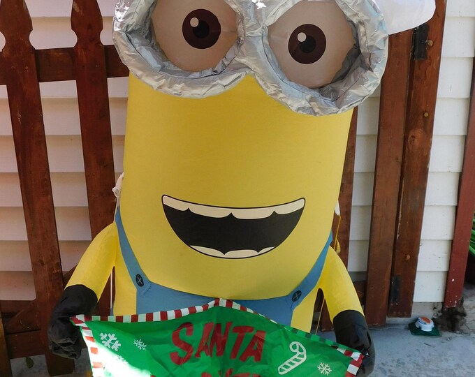 Despicable Me Airblown Minion Dave 5ft Christmas Lawn Inflatable - Etsy