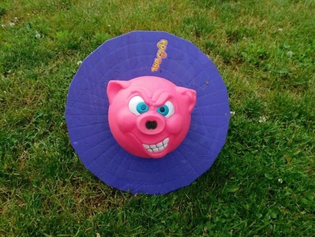 Original 1987 Pogo Ball Bal W/pig Face AWESOME Retro RARE - Etsy