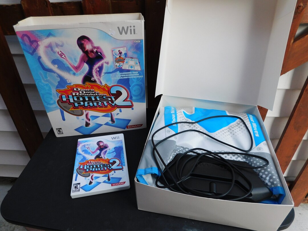 Dance Dance Revolution Hottest Party 2 Nintendo Wii Gamecube Bundle ...