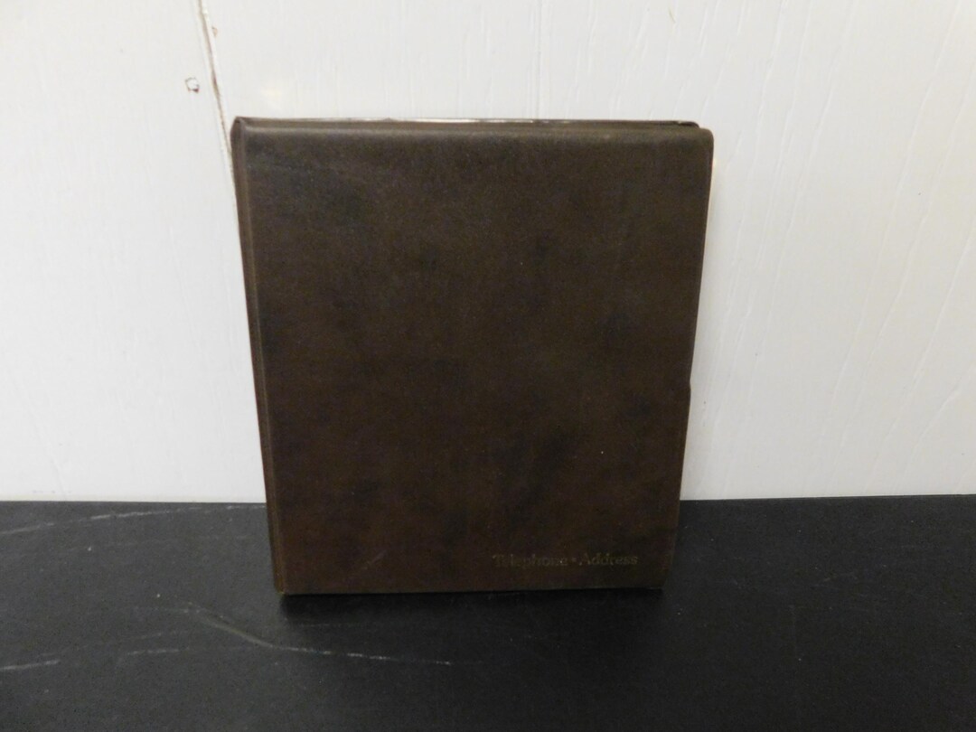 Vintage Mead Binder Telephone Address Book 67250 Never Used - Etsy