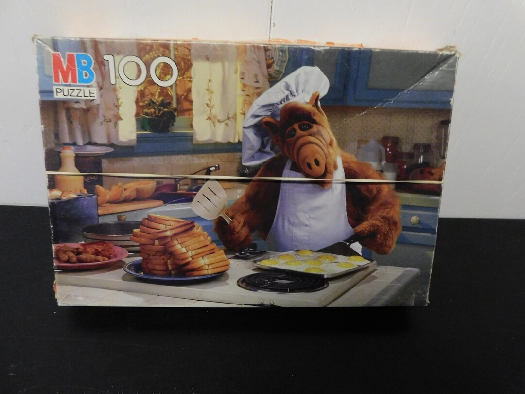 Vintage ALF Television TV Series Jigsaw Puzzle in Original Box - Etsy