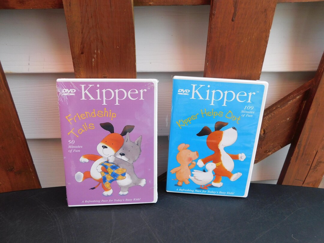 Kipper Helps Out & Kipper Friendship Tails 2 Dvds One Sealed - Etsy