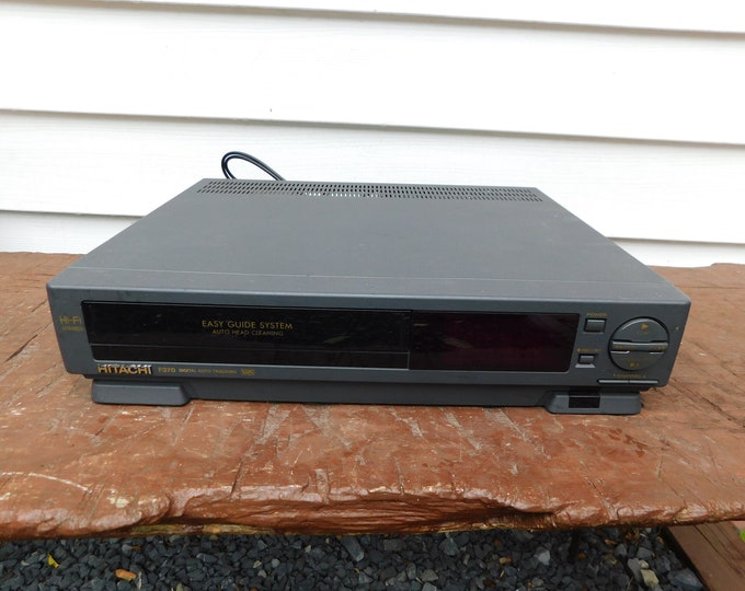 Hitachi F370 VHS Player Hi-fi Stereo Model No VT-F370A - Etsy