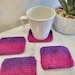 FELTED COASTER PATTERN, Beginner Knitting Pattern, Wool Trivet, Quick ...