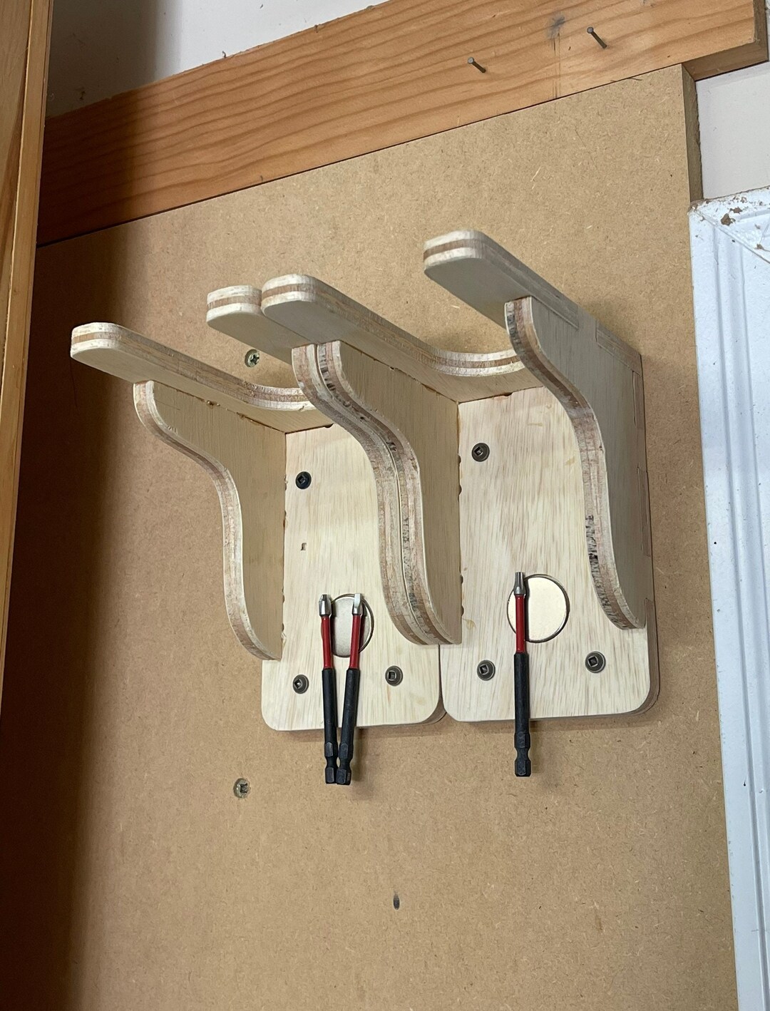 Tool Holder in 1/2" (12mm) Plywood for Organizing Your Drill, Driver ...