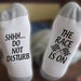 Go Ask Your Mom Socks, If You Can Read This, Gift for Him, Gift for ...
