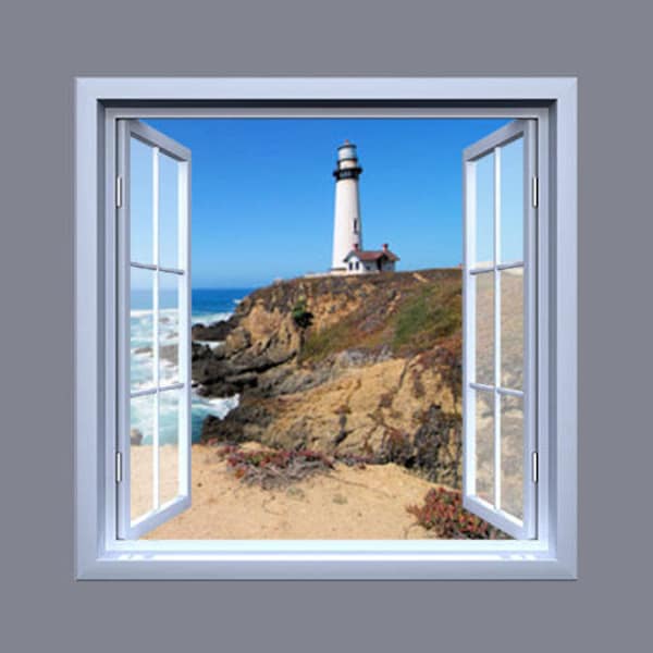 Lighthouse Decal - Etsy