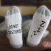 Do Not Disturb Socks, I'm Sleeping Socks, Funny Socks for Men, Funny ...