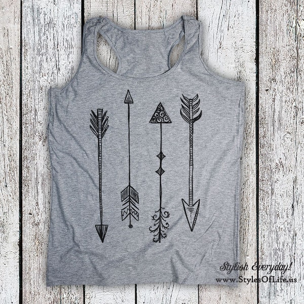 Arrow Tank Top - Etsy