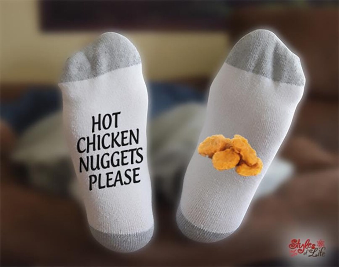 Chicken Nuggets, Hot, Socks, Fathers Day Gift, Gift for Him, Gift for ...
