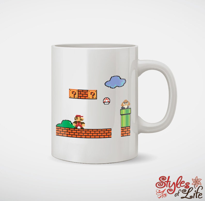 Mario Coffee Mug | Etsy
