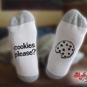 Cookies Please Socks - Etsy