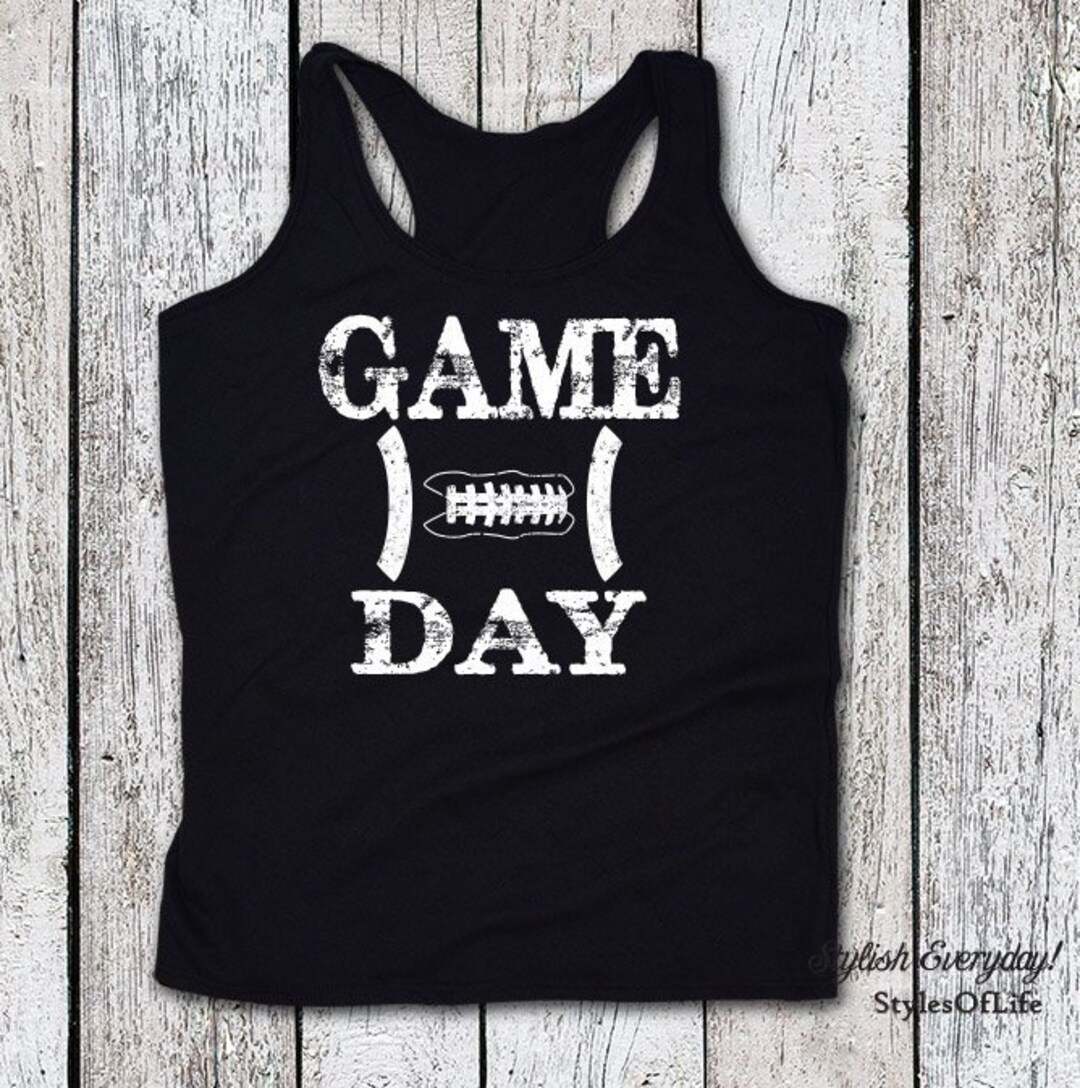 Women's Tank Top, Game Day, Football, Tank Top, Gift for Her, Football ...