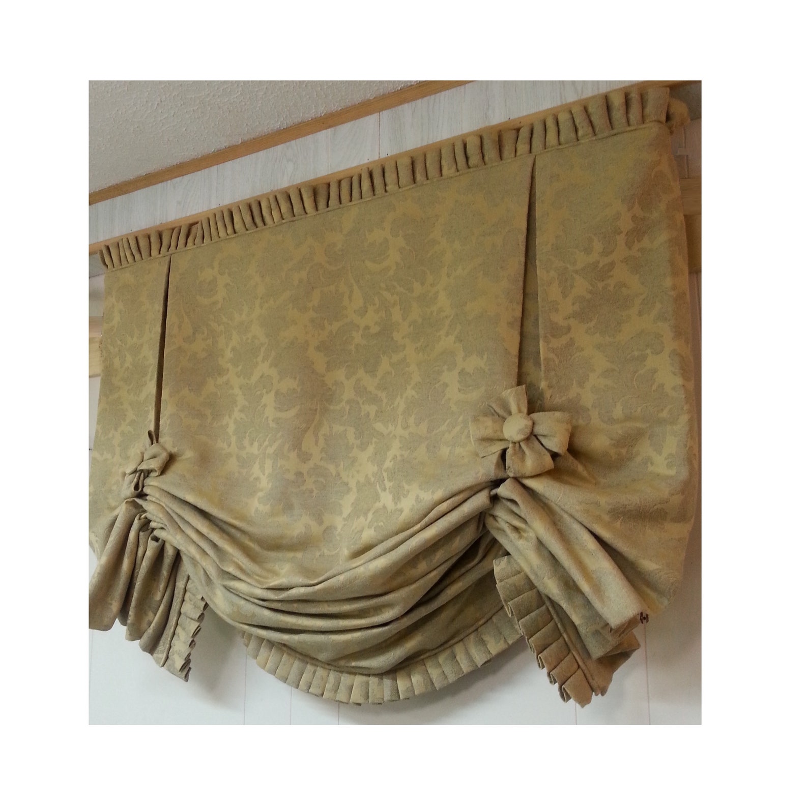 London Valance CUSTOM WINDOW TREATMENT your Fabricmy Lining - Etsy