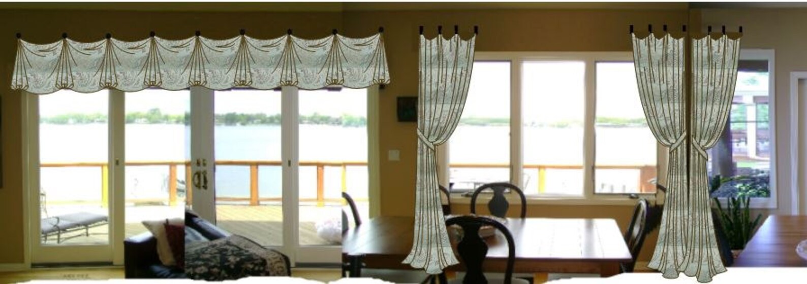 CUSTOM WINDOW TREATMENTS Digital Rendering - Etsy