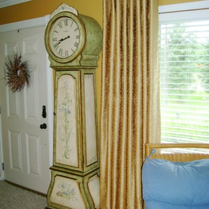 Gathered Tab Top Curtain Panel CUSTOM - Etsy