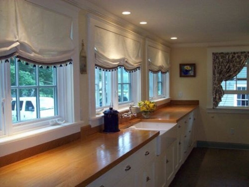 Custom RELAXED ROMAN SHADES - Etsy