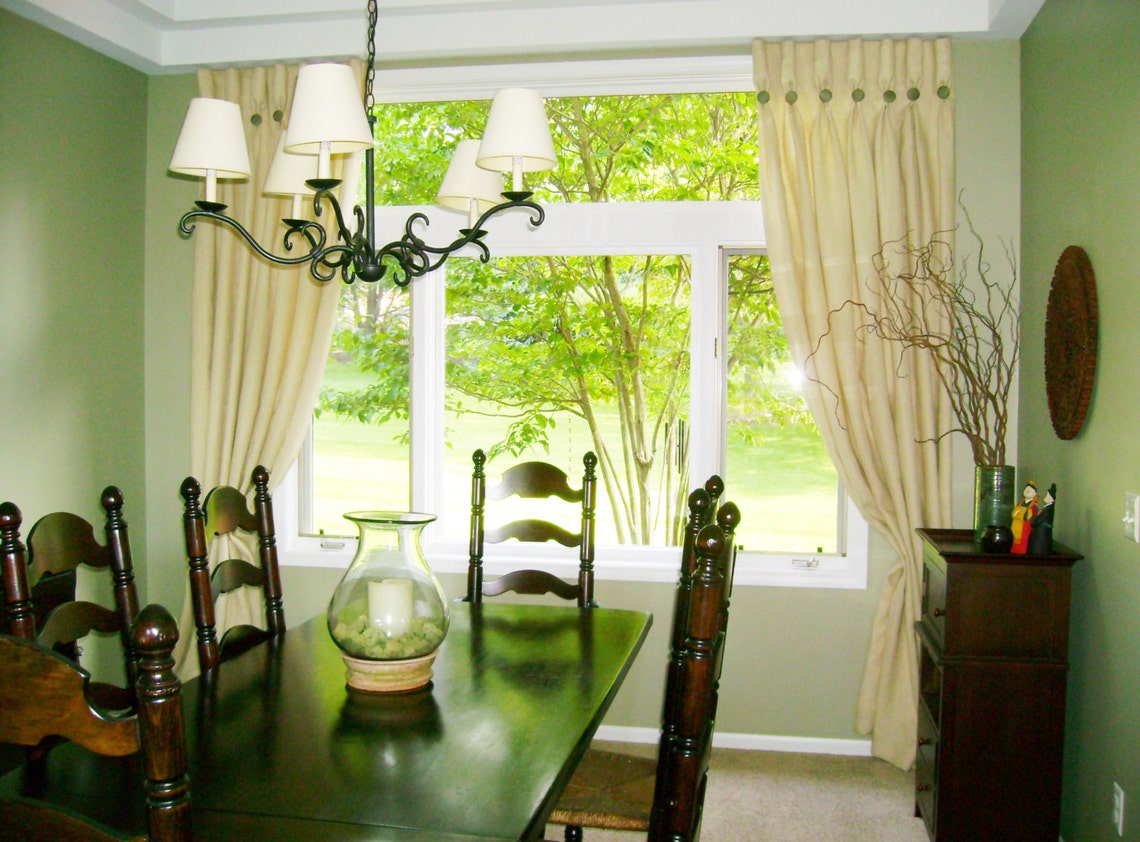 Goblet Pleated Drapery Panel - Made to Order (fabrics Included) - Etsy