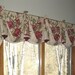 Casual Empire Valance W/knots-made to Order (your Fabric,my Lining) - Etsy