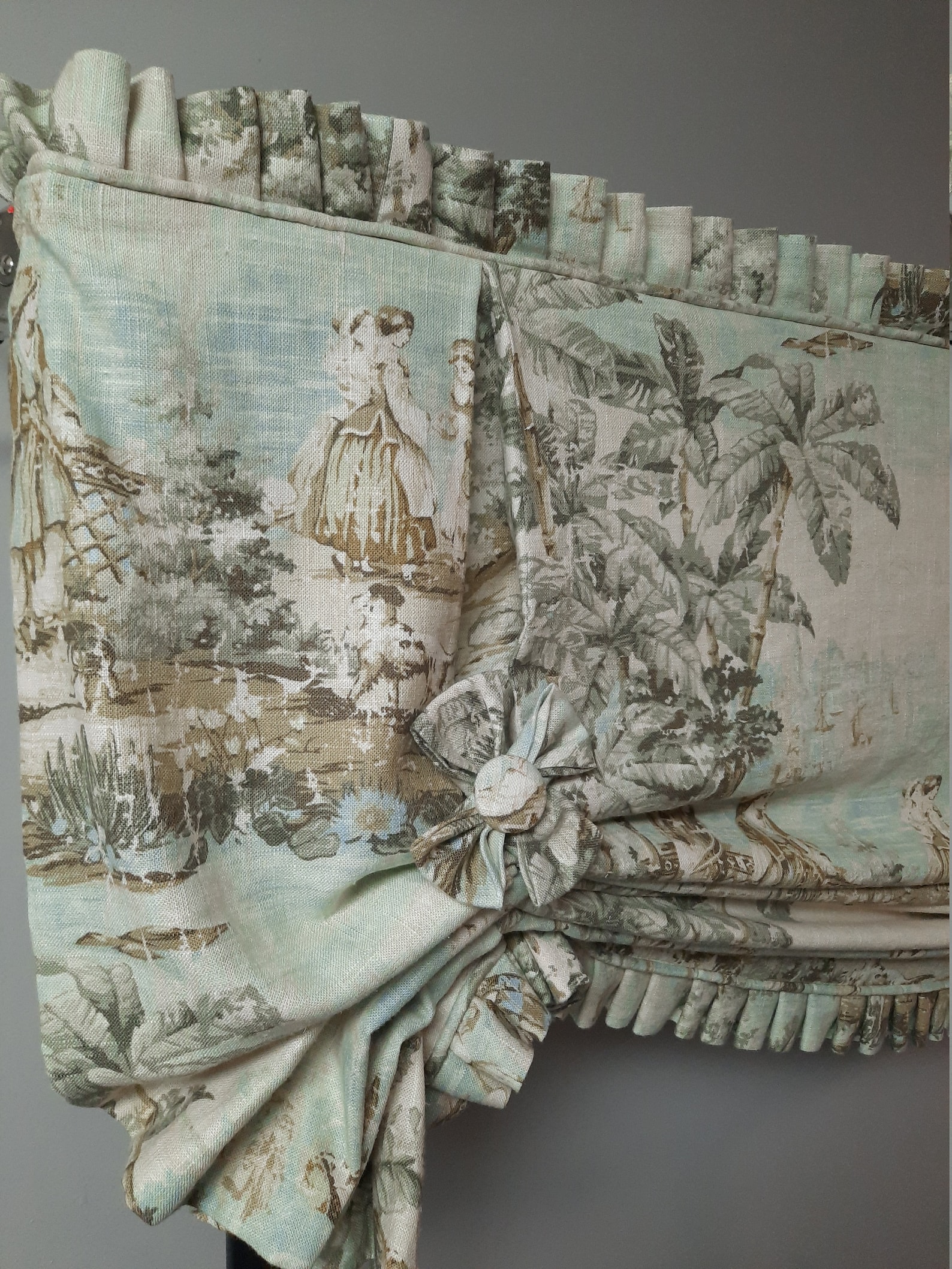 London Valance CUSTOM WINDOW TREATMENT your Fabricmy Lining - Etsy